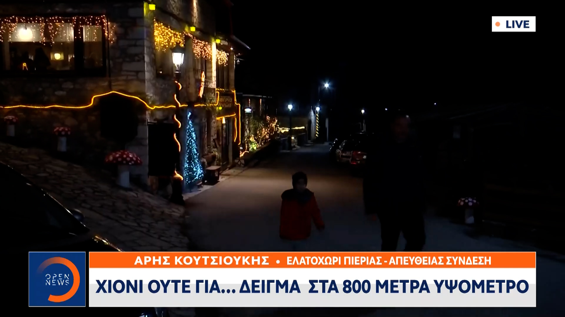 Ελατοχώρι Πιερίας: Χιόνι ούτε για... δείγμα στα 800 μέτρα υψόμετρο ...