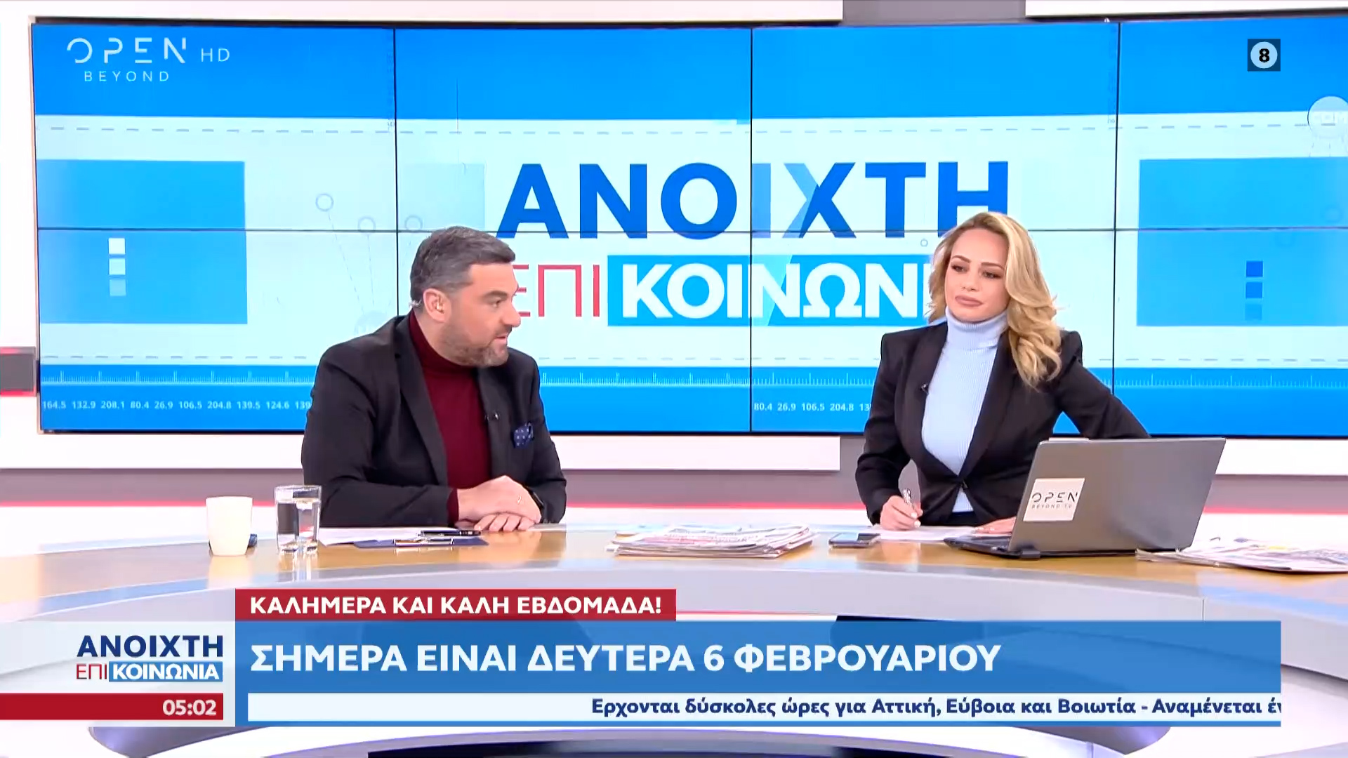 Ανοιχτή επικοινωνία 06/02/2023 | OPEN TV