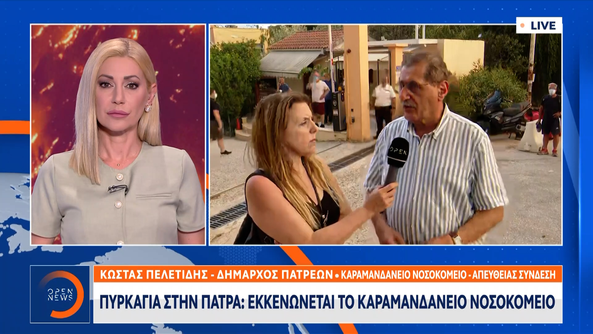 Ο Δήμαρχος Πατρέων Κώστας Πελετίδης στο OPEN | OPEN TV