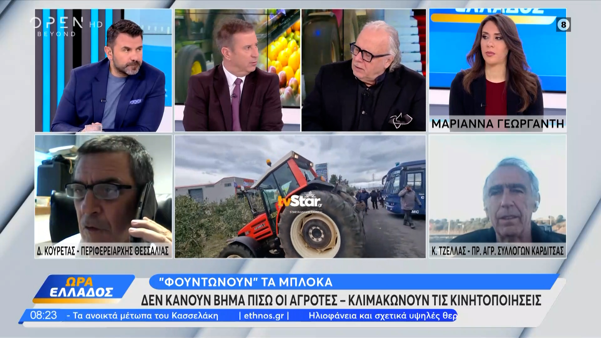 Κουρέτας και Τζέλλας για τους αγρότες και τις αποζημιώσεις | OPEN TV