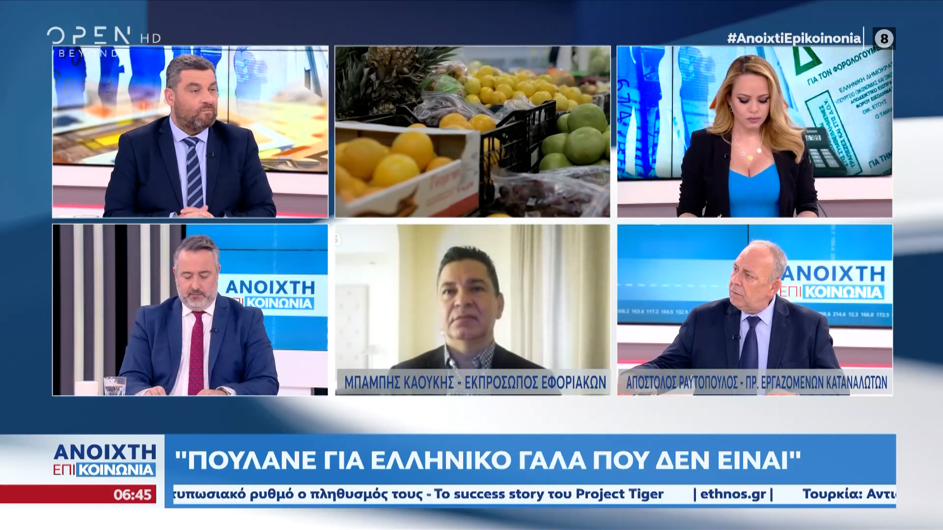 Ο Απόστολος Ραυτόπουλος για τα γάλατα: Κατά 35% είναι ελληνικά | OPEN TV
