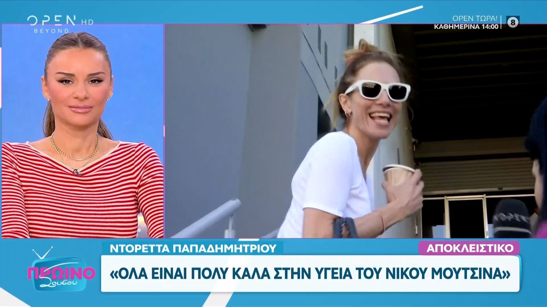 Ντορέττα Παπαδημητρίου για Νίκο Μουτσινά: «Όλα είναι πολύ καλά στην ...