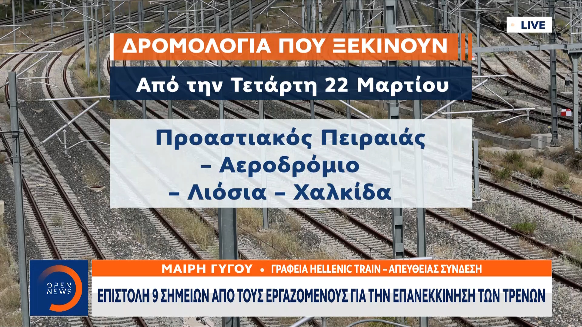 Συνάντηση Hellenic Train-εργαζομένων για την επανεκκίνηση του ...