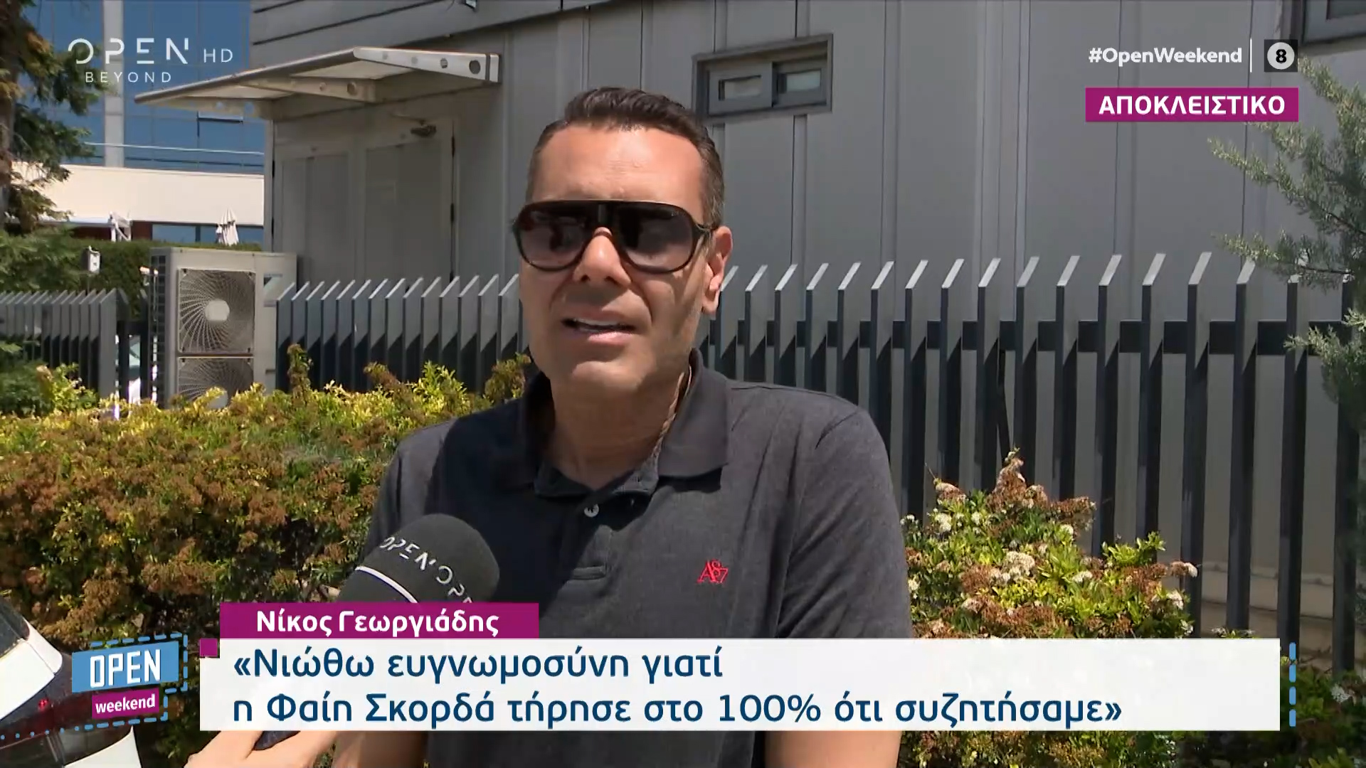 Ο Νίκος Γεωργιάδης για το τηλεοπτικό του μέλλον και την Φαίη Σκορδά ...