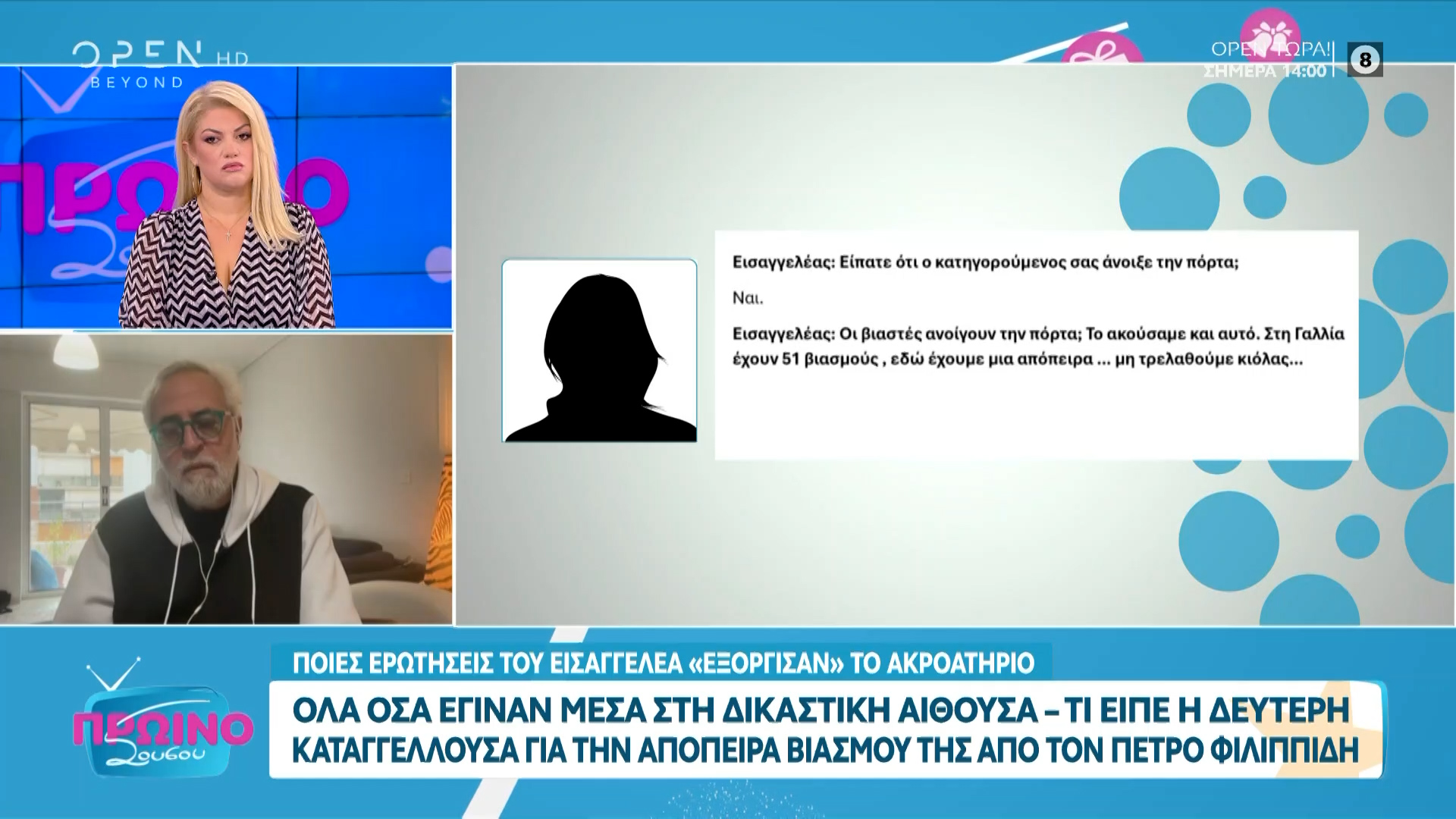 Ποιες ερωτήσεις του εισαγγελέα εξόργησαν το ακροατήριο | OPEN TV