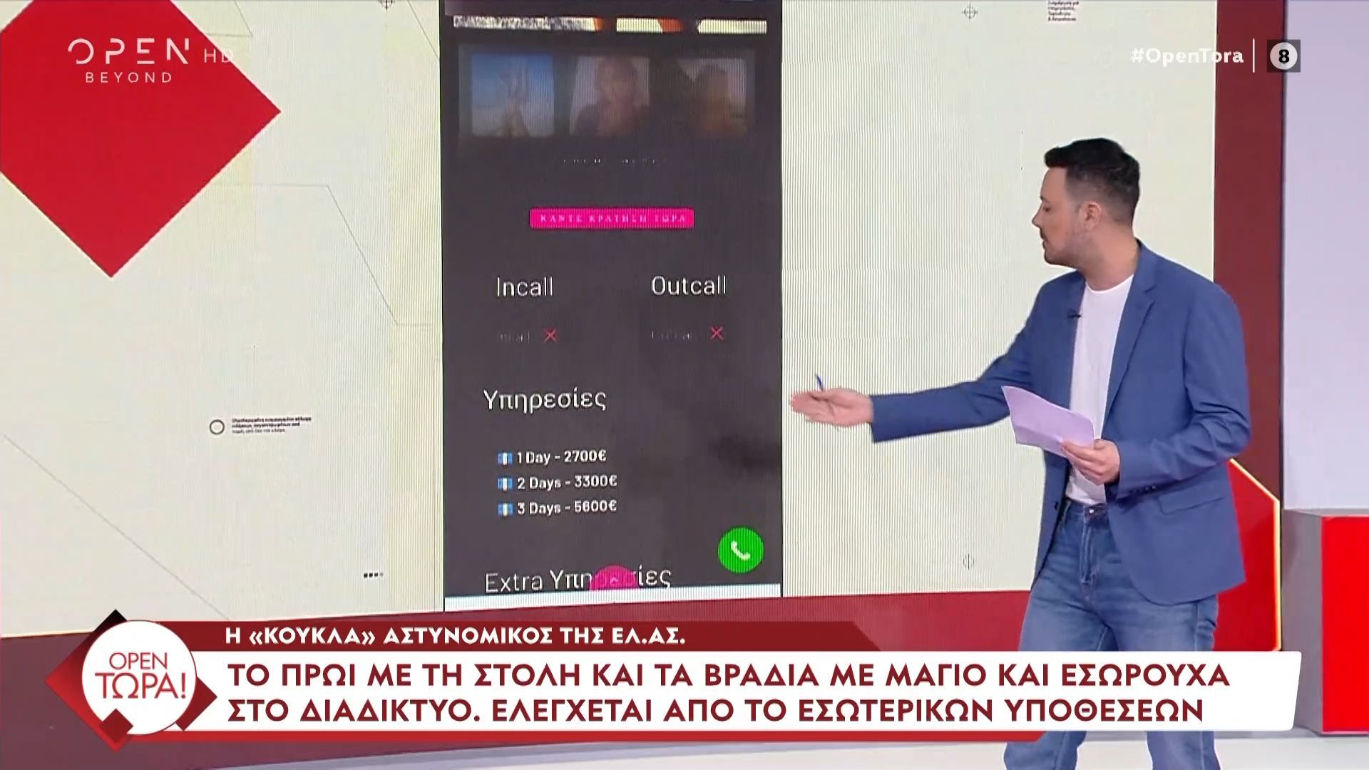 Σάλος στην ΕΛ.ΑΣ. με την εντυπωσιακή αστυνομικό | OPEN TV