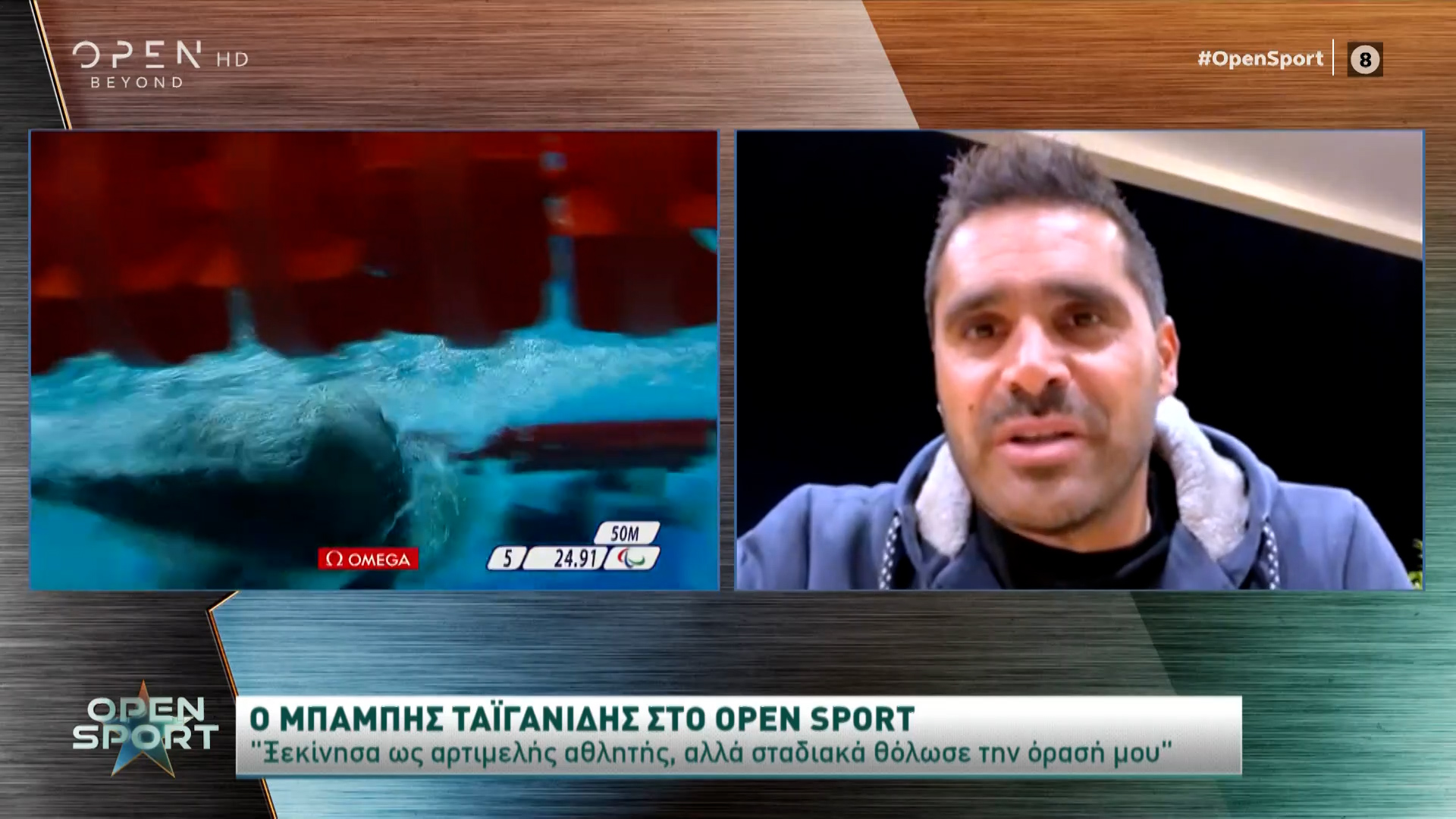 Ο Μπάμπης Ταϊγανίδης για την όρασή του, το τάμα και τον Πύρρο Δήμα ...
