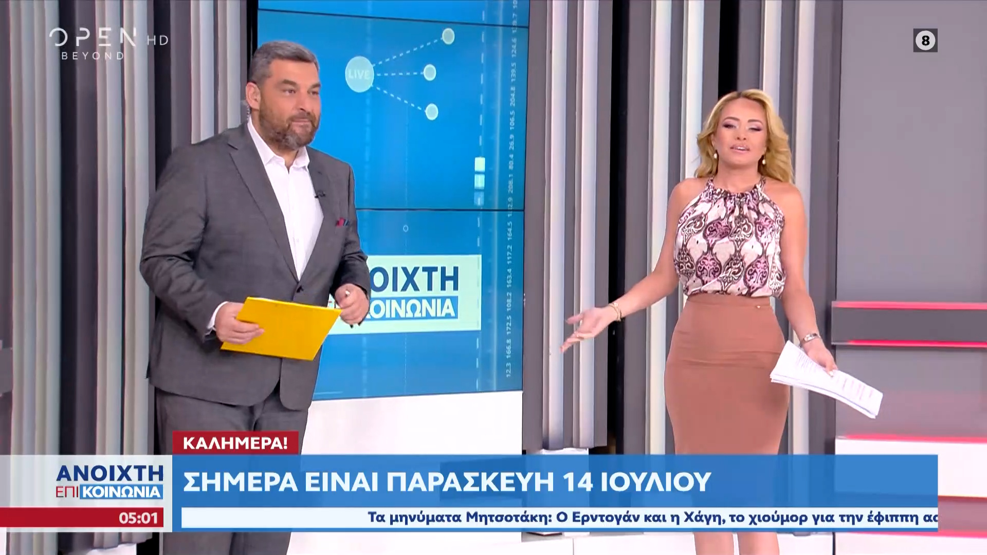 Ανοιχτή Επικοινωνία 14/07/2023 | OPEN TV