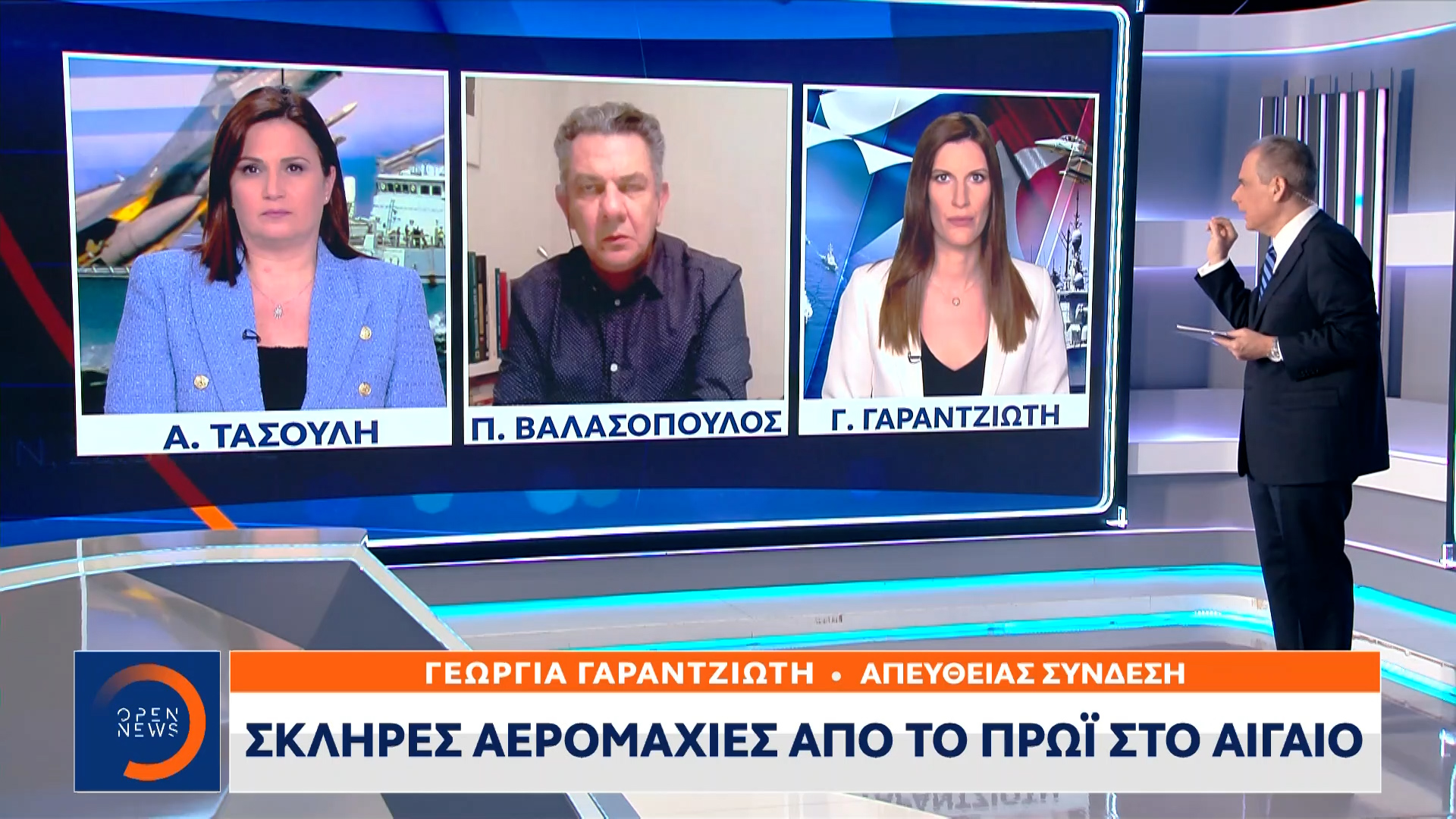 Σκληρές αερομαχίες από το πρωί στο Αιγαίο | OPEN TV