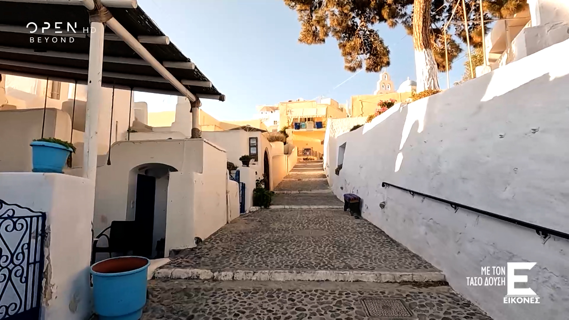 Πύργος: Το μεσαιωνικό χωριό της Σαντορίνης | OPEN TV