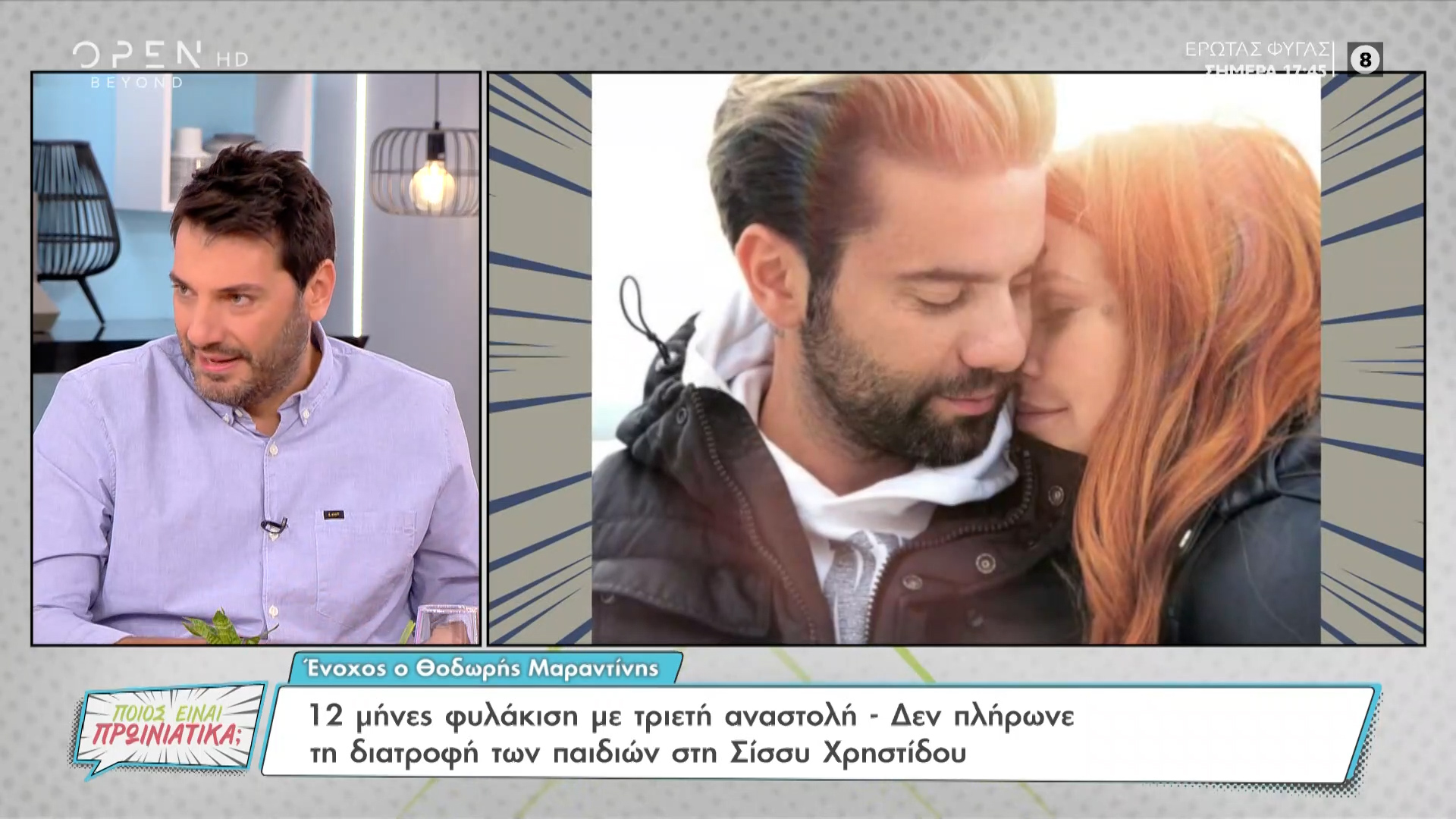 Ένοχος ο Θοδωρής Μαραντίνης: 12 μήνες φυλάκιση με τριετή αναστολή γιατί ...