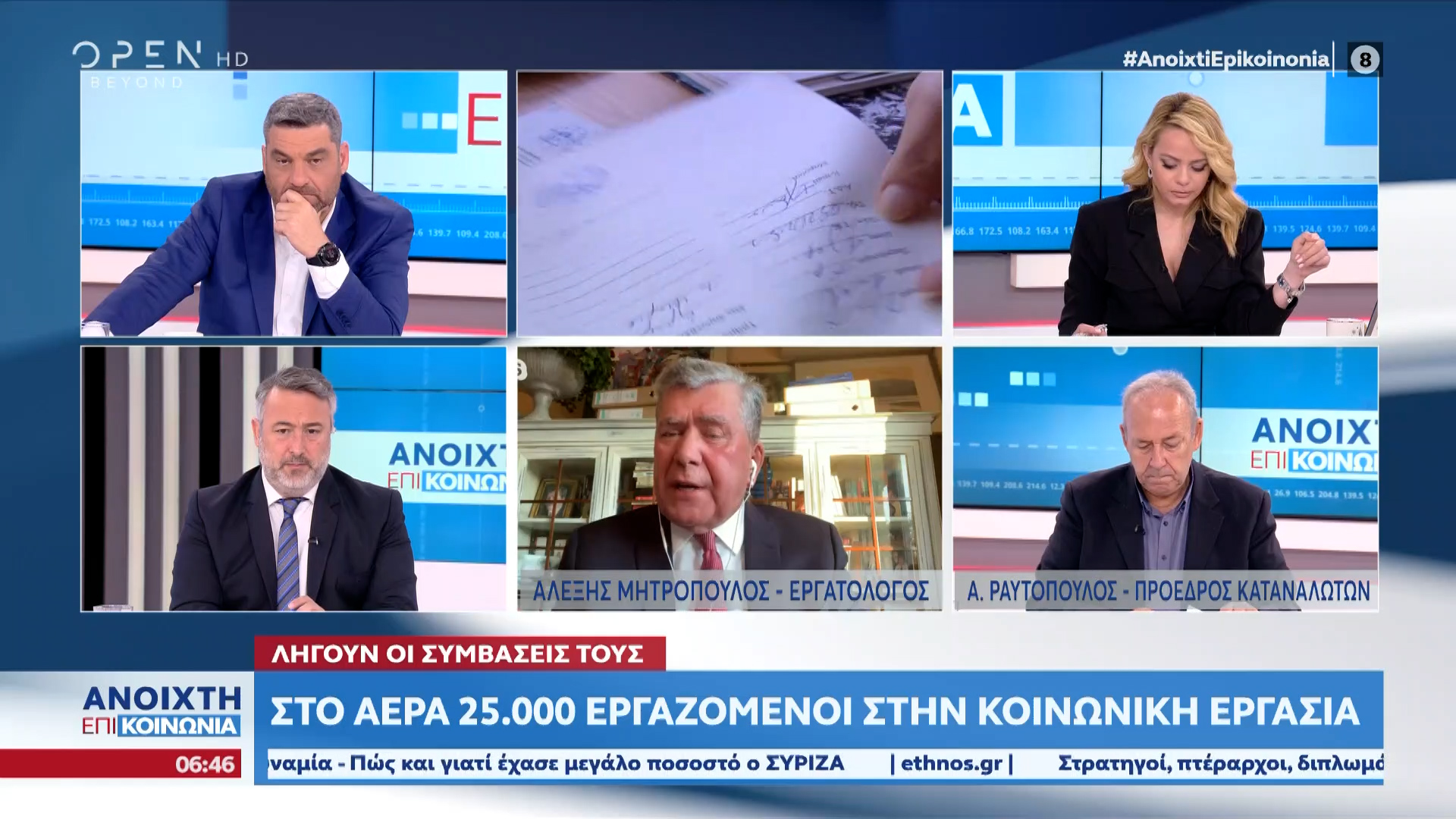 Στον αέρα 25.000 εργαζόμενοι στην κοινωνική εργασία | OPEN TV