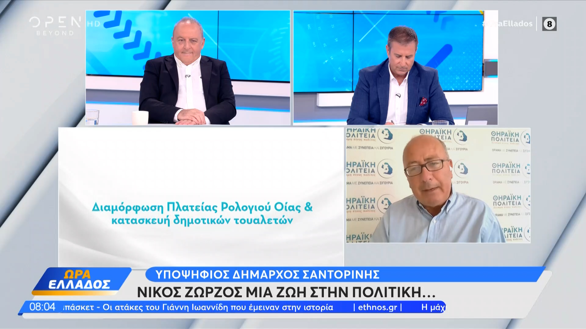 Ο Υποψήφιος Δήμαρχος Σαντορίνης, Νίκος Ζώρζος για τα προβλήματα στο ...