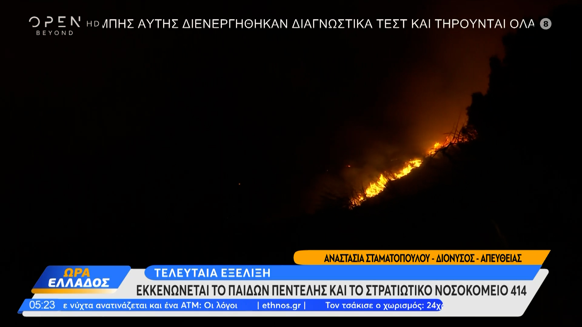 Φωτιές Αττική: Εκκενώνεται το Παίδων Πεντέλης και το Στρατιωτικό ...