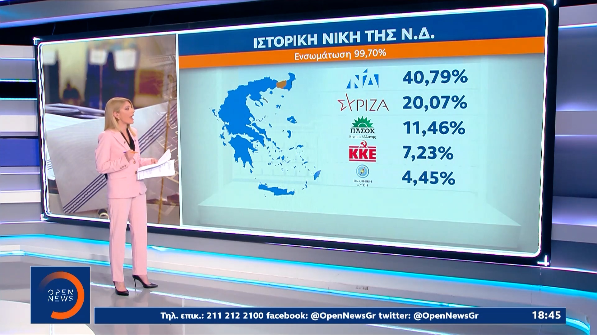 Εκλογές 2023: Το αποτέλεσμα και οι έδρες των κομμάτων με την ενσωμάτωση ...