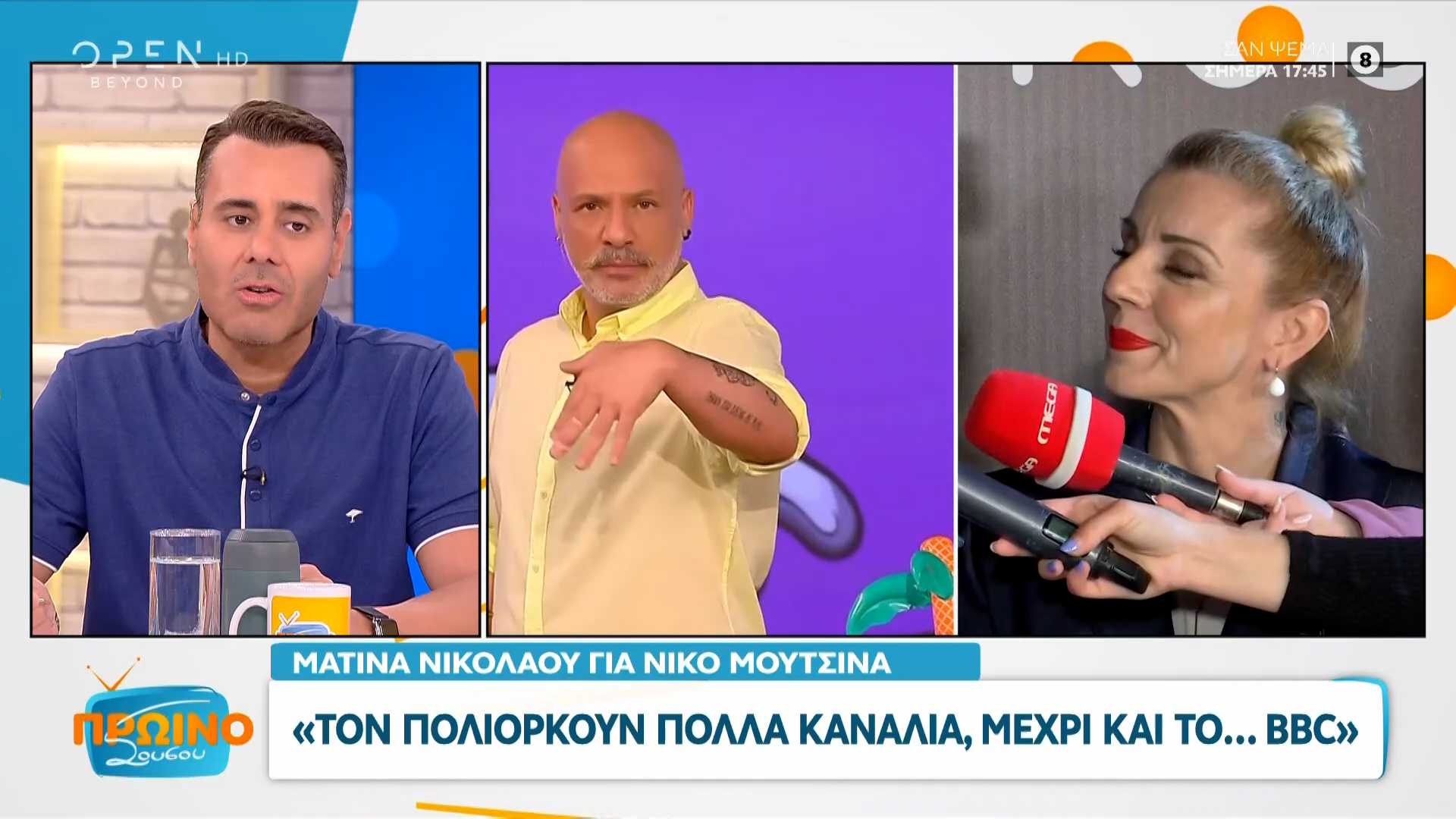 Νίκος Μουτσινάς: Το σενάριο για το τηλεοπτικό του μέλλον | OPEN TV