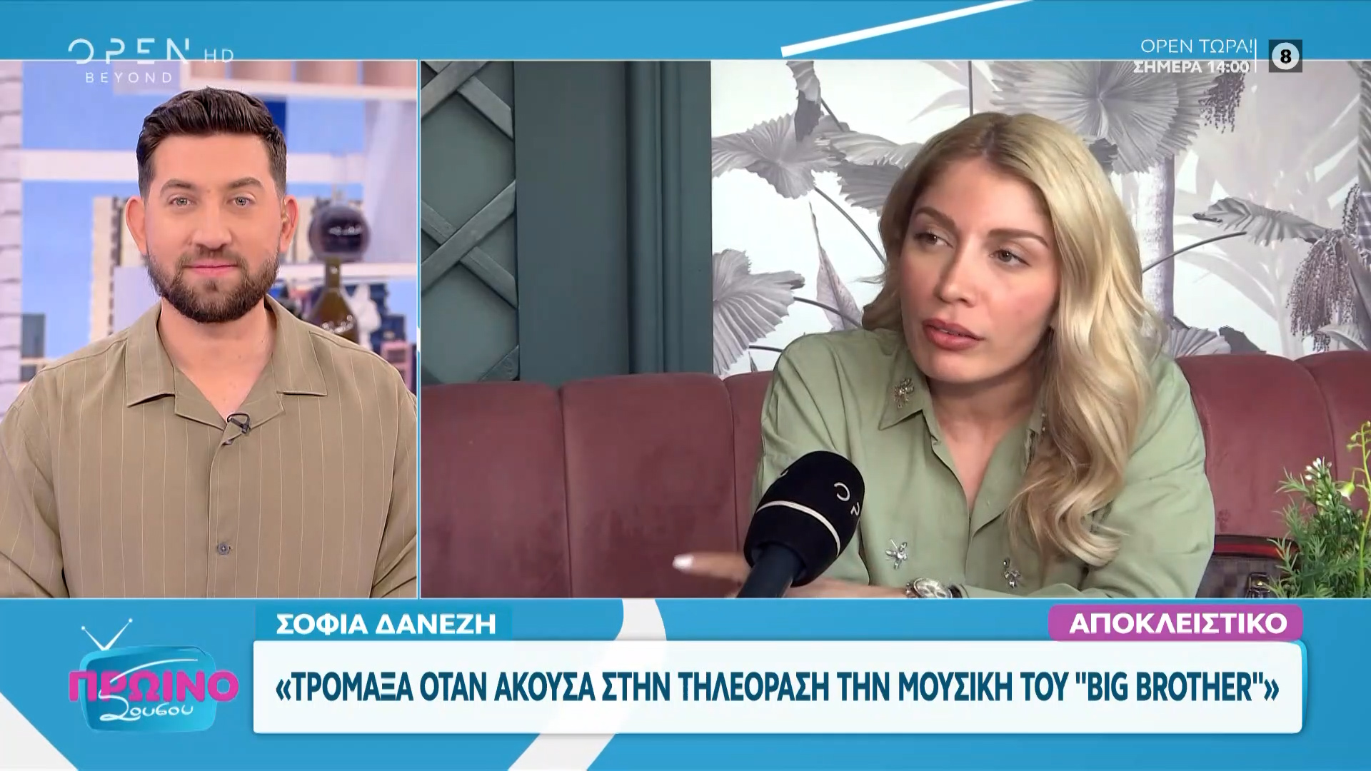 Σοφία Δανέζη: «Δεν θέλω να δω τον Ανδρέα Μικρούτσικο στο Big Brother ...