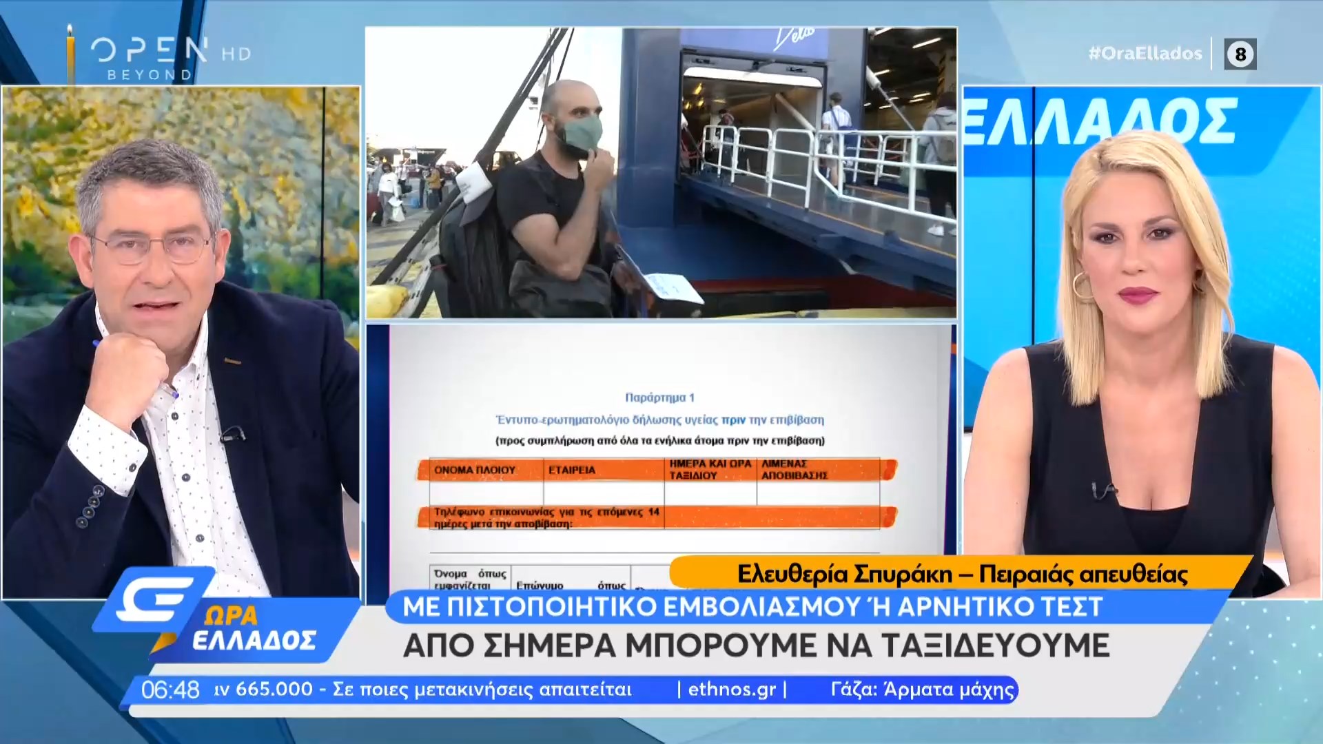 Με πιστοποιητικό εμβολιασμού ή αρνητικό τεστ από σήμερα μπορούμε να ...