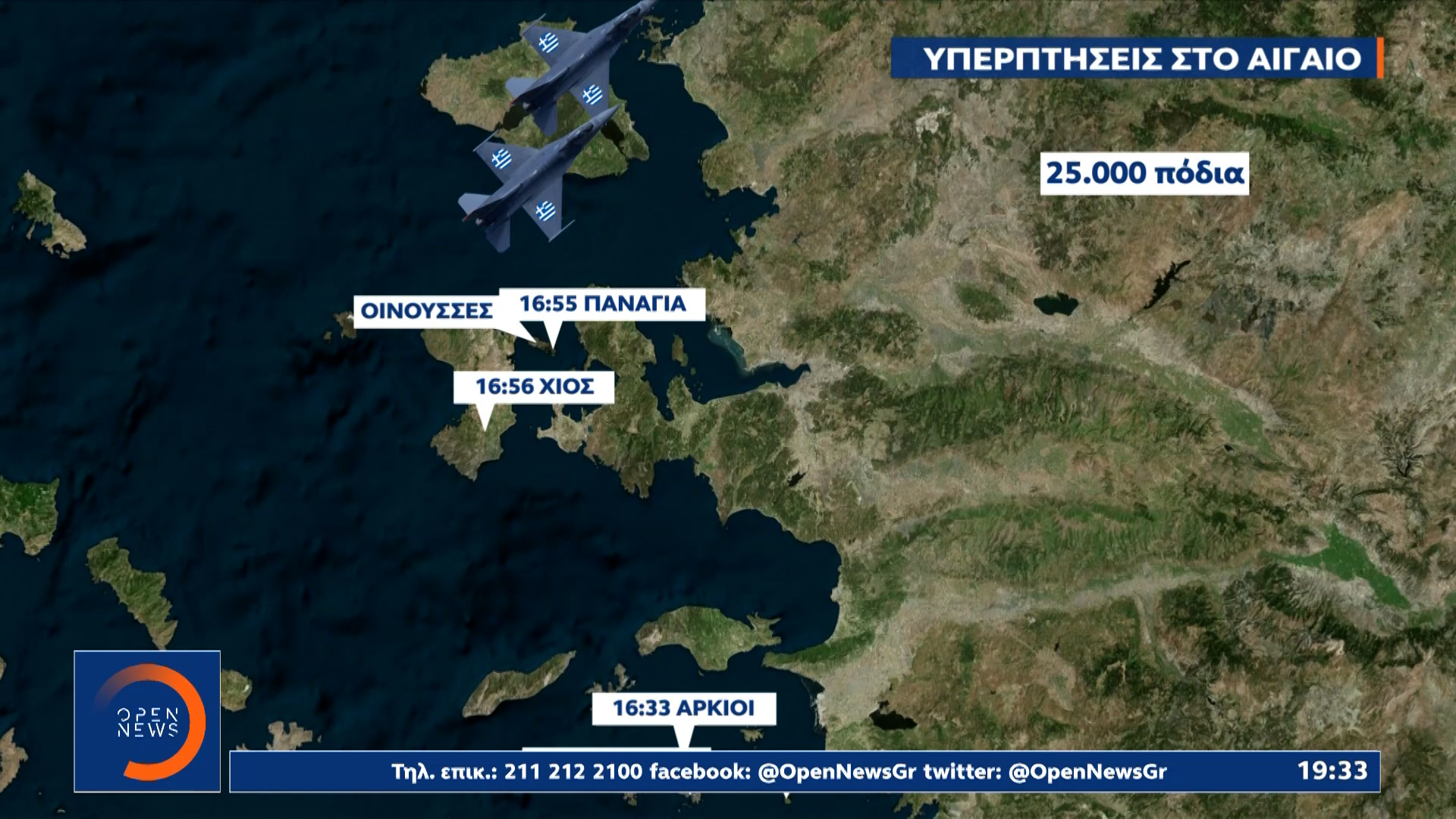 Με υπερπτήσεις ξεκίνησε στο Αιγαίο η τουρκική άσκηση «Γαλάζια Πατρίδα ...