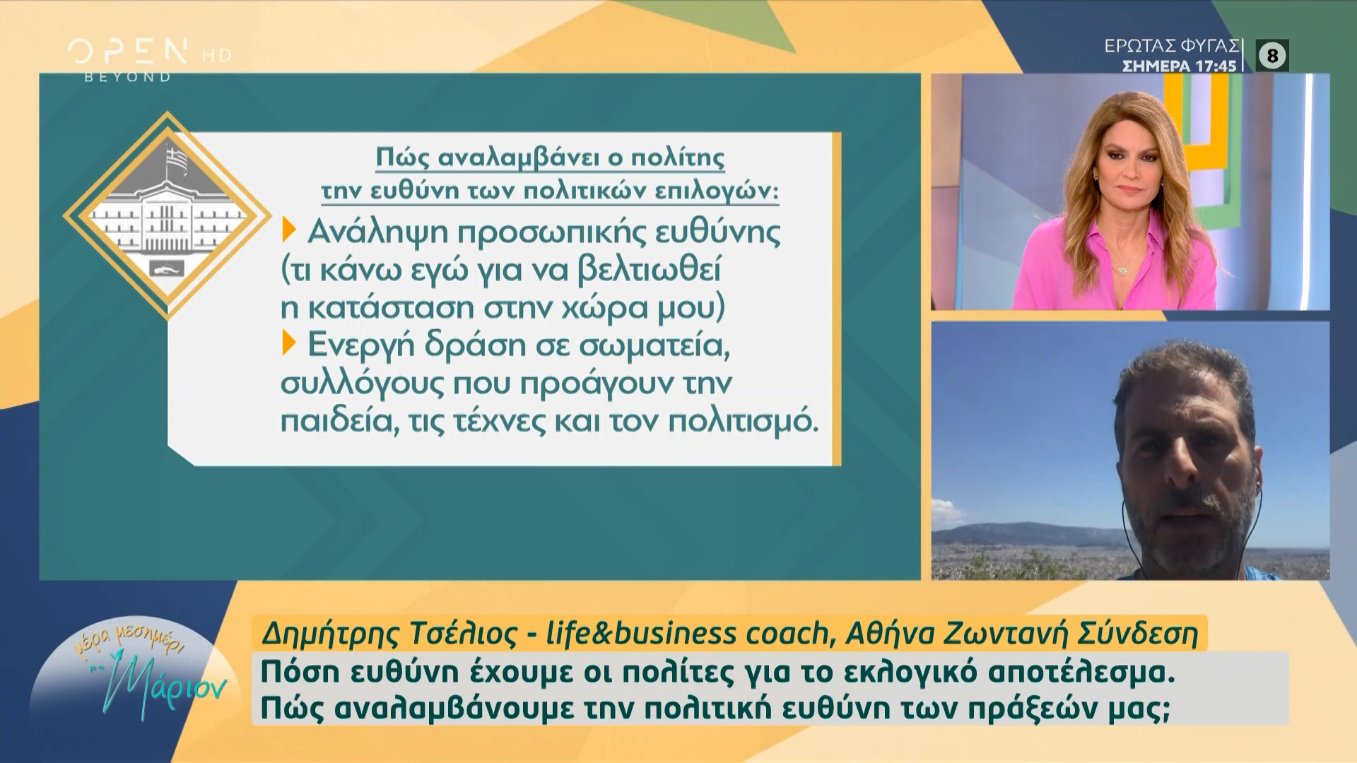 Πόση ευθύνη έχουμε οι πολίτες για το εκλογικό αποτέλεσμα | OPEN TV