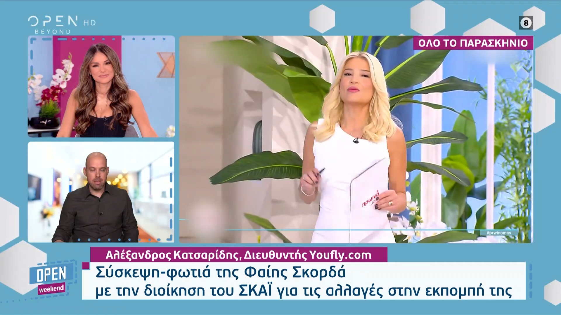 Σύσκεψη - φωτιά της Φαίης Σκορδά με την διοίκηση του ΣΚΑΙ για τις ...