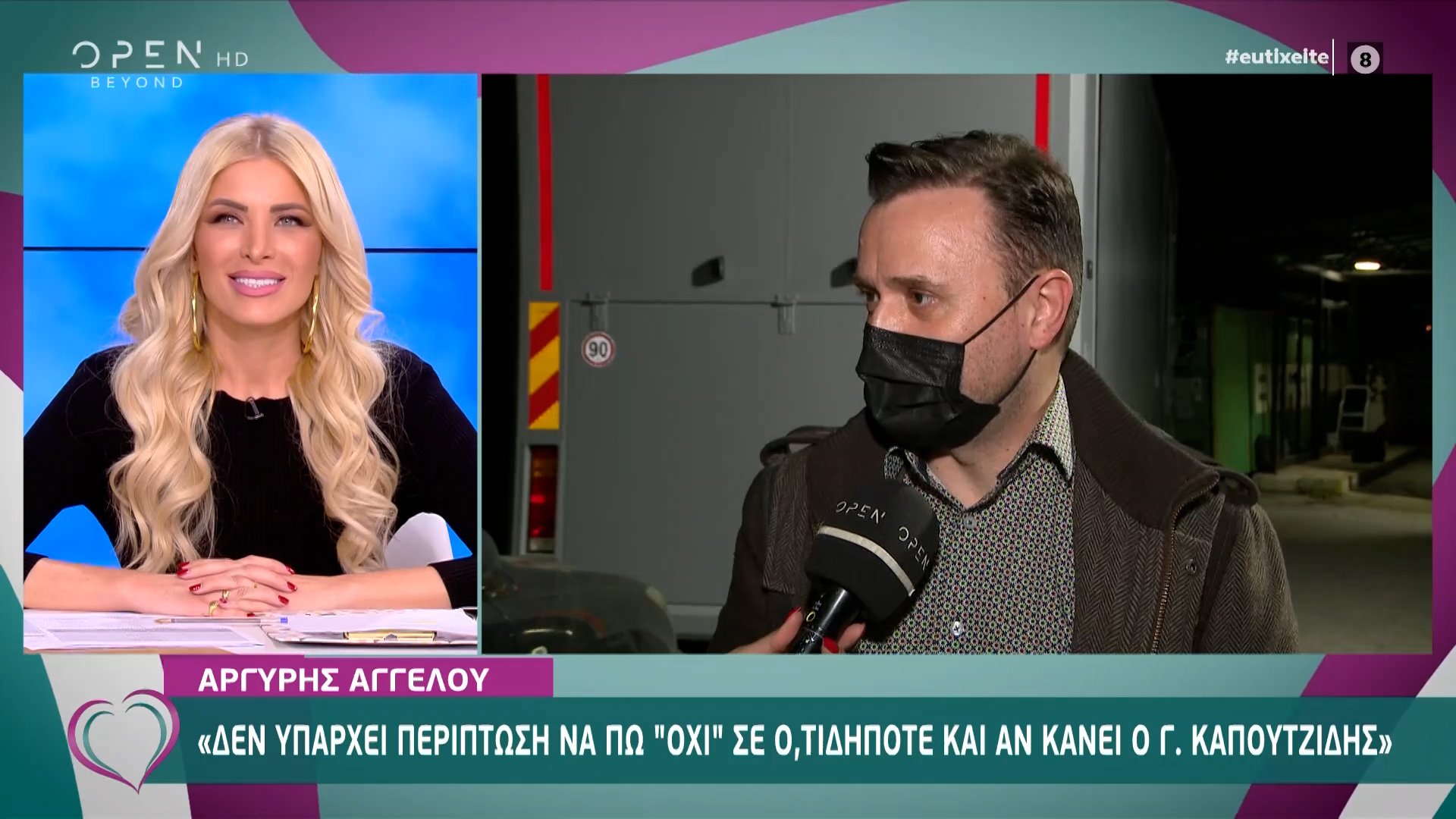 Αργύρης Αγγέλου: Δεν υπάρχει περίπτωση να πω «όχι» σε ό,τι και αν κάνει ...