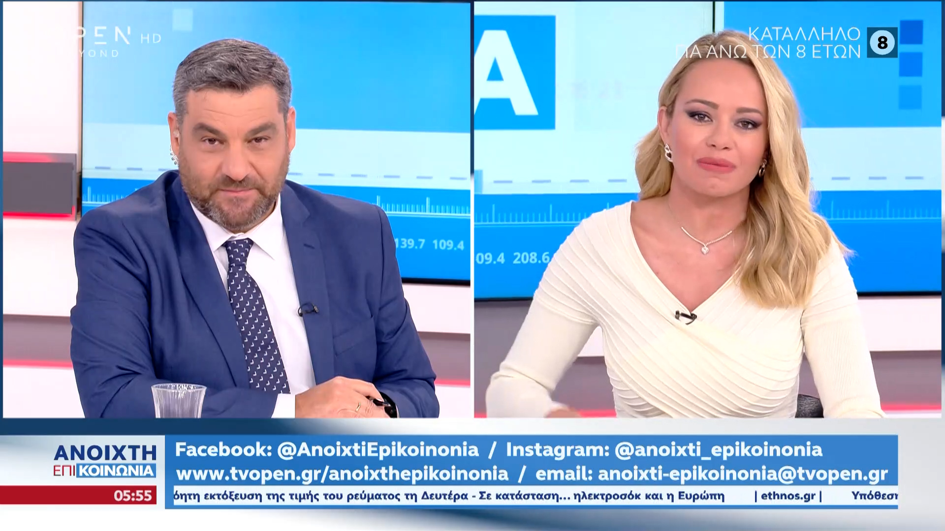 Ανοιχτή επικοινωνία 29/08/2022 | OPEN TV