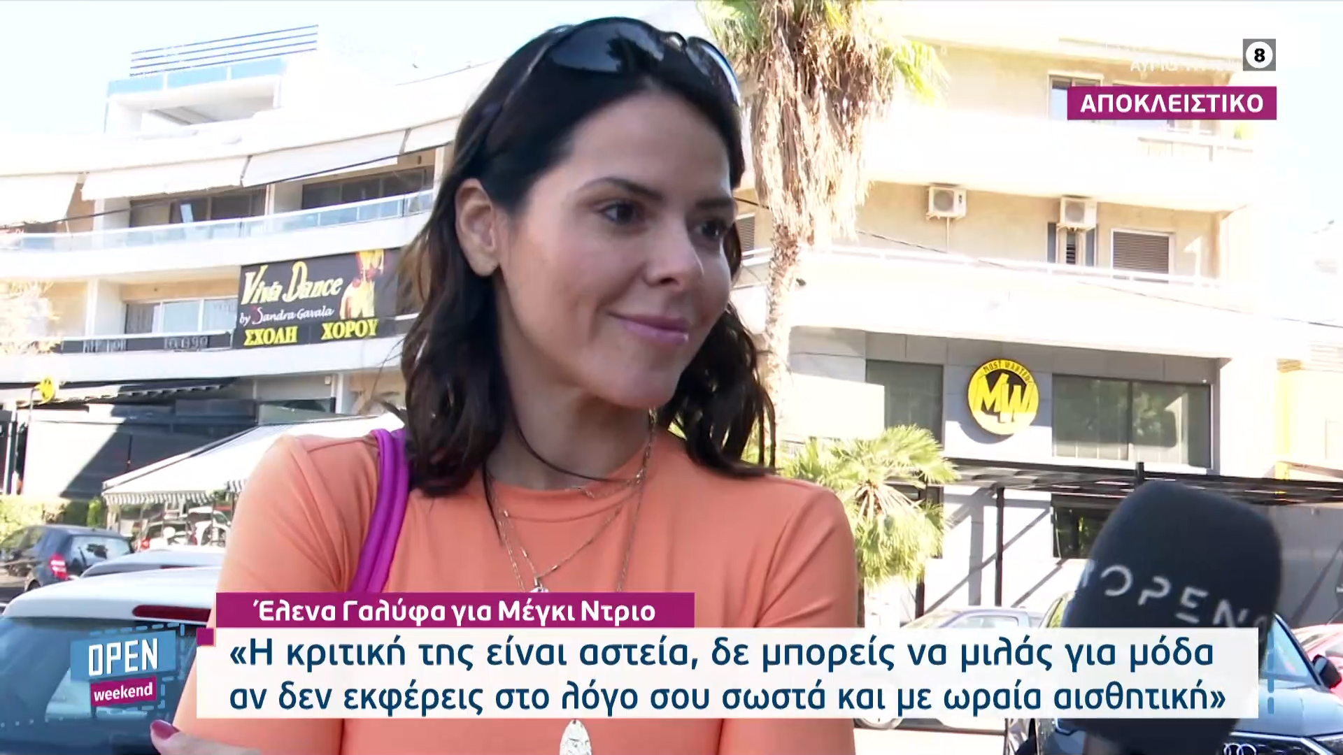 Έλενα Γαλύφα για Μέγκι Ντριο: Η κριτική της είναι αστεία | OPEN TV