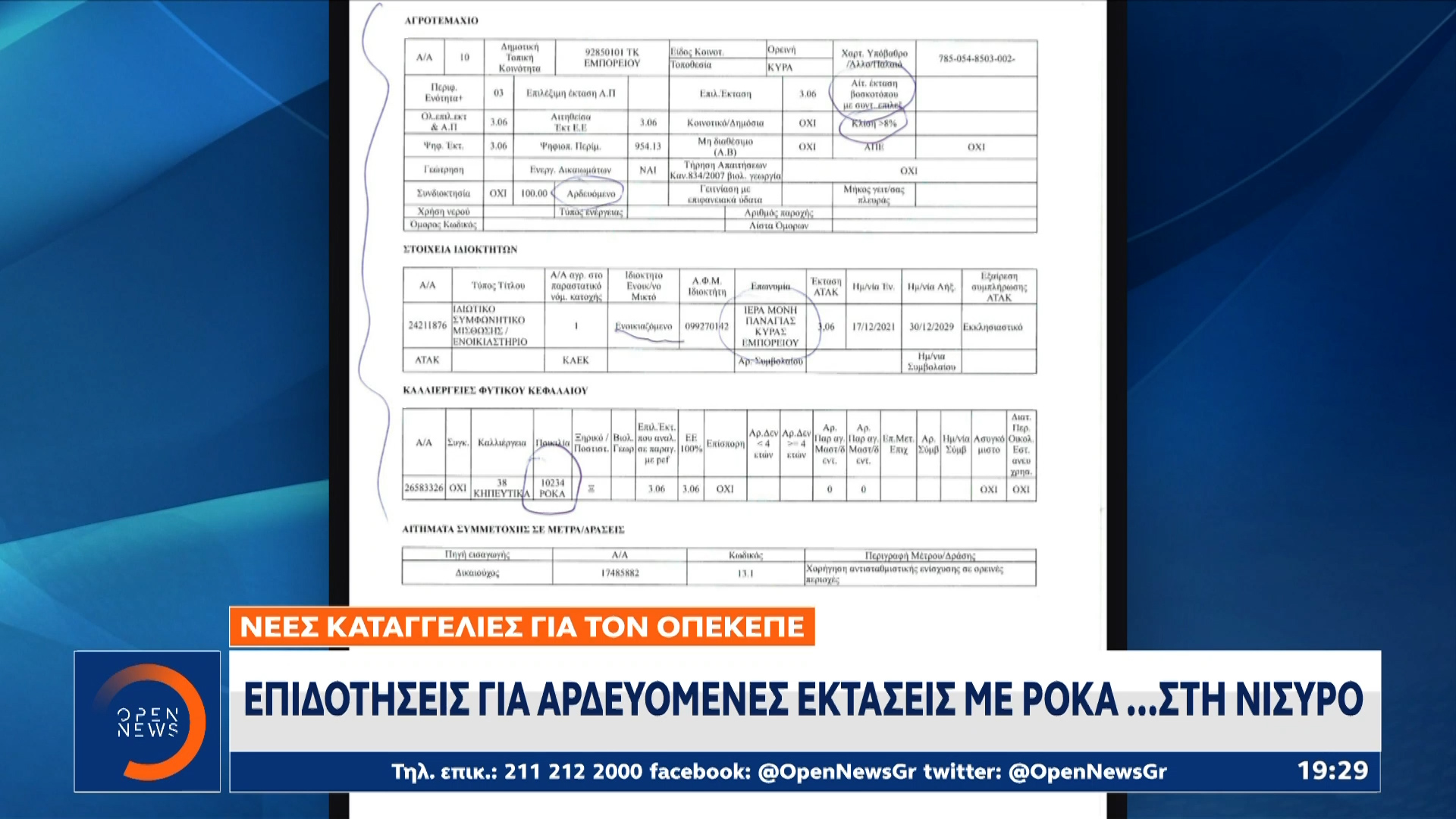 Πολιτική κόντρα και νέες καταγγελίες για τον ΟΠΕΚΕΠΕ | OPEN TV