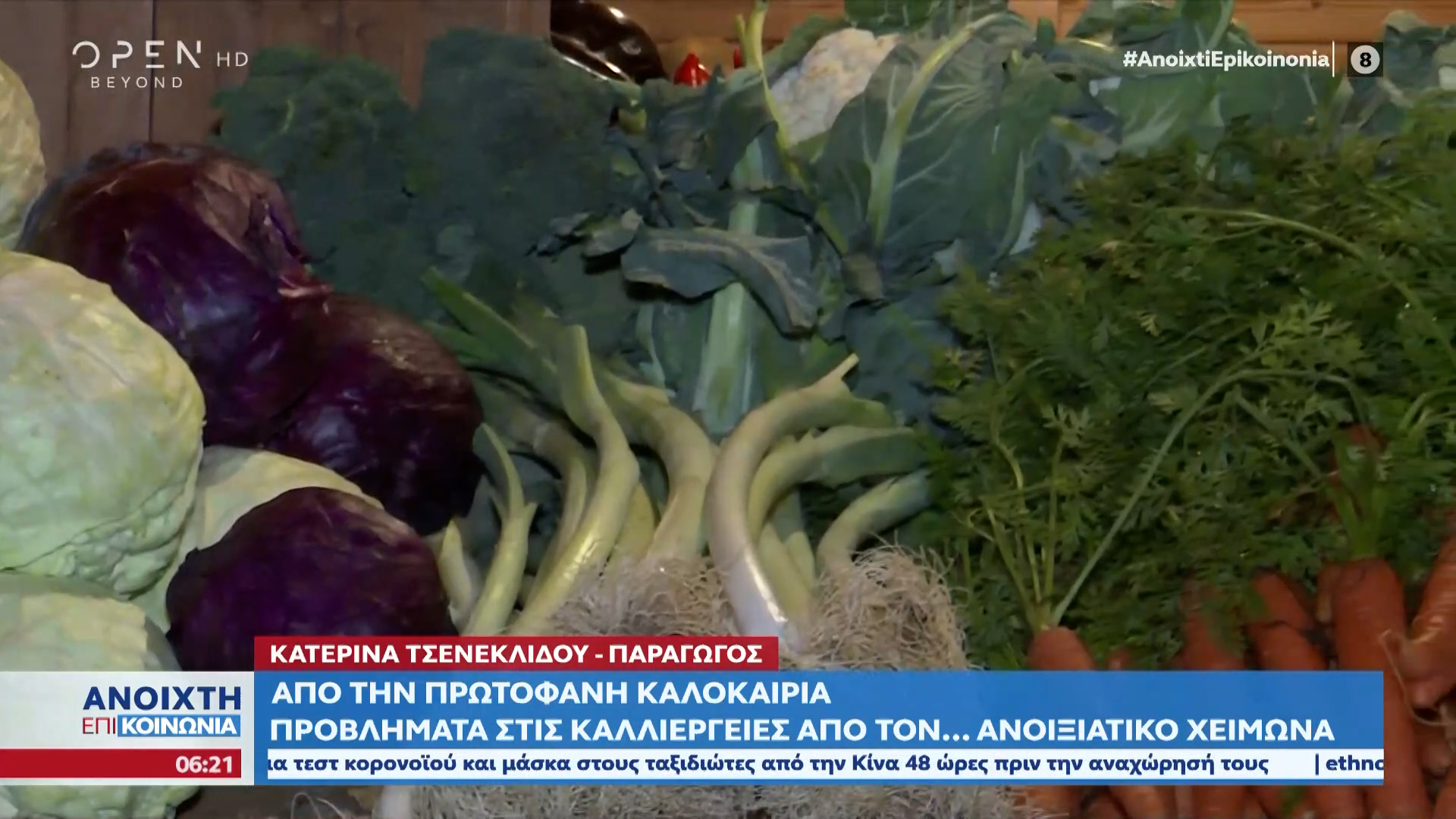 Προβλήματα στις καλλιέργειες από τον... ανοιξιάτικο χειμώνα | OPEN TV