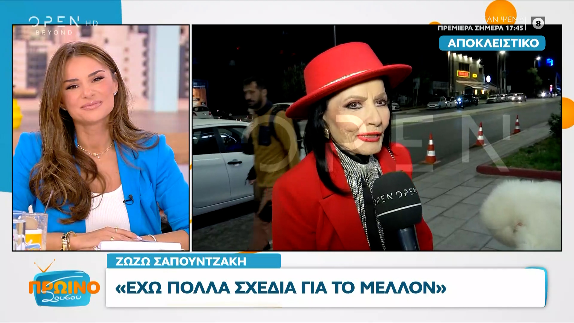 Η πρώτη εμφάνιση της Ζωζώς Σαπουντζάκη μετά το πρόβλημα υγείας που ...