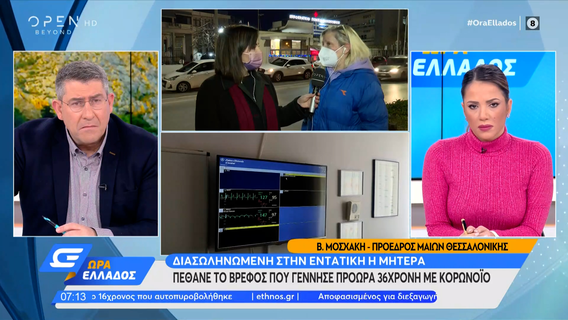 Τραγωδία στο Ιπποκράτειο της Θεσσαλονίκης: Πέθανε βρέφος που γέννησε ...