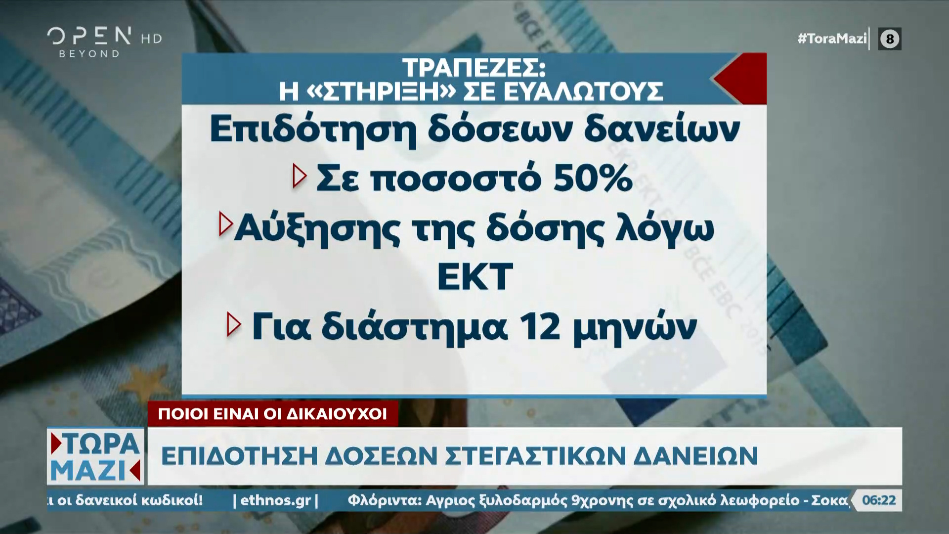 Επιδότηση δόσεων στεγαστικών δανείων | OPEN TV