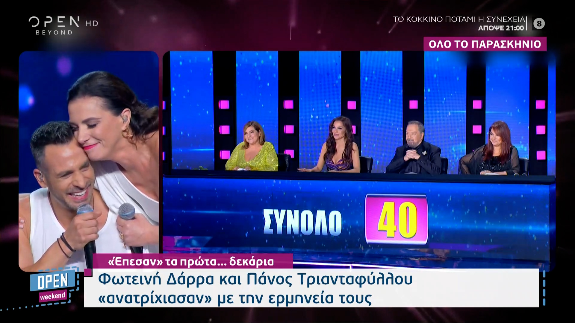 J2US: Φωτεινή Δάρρα και Πάνος Τριανταφύλλου «ανατρίχιασαν» με την ...