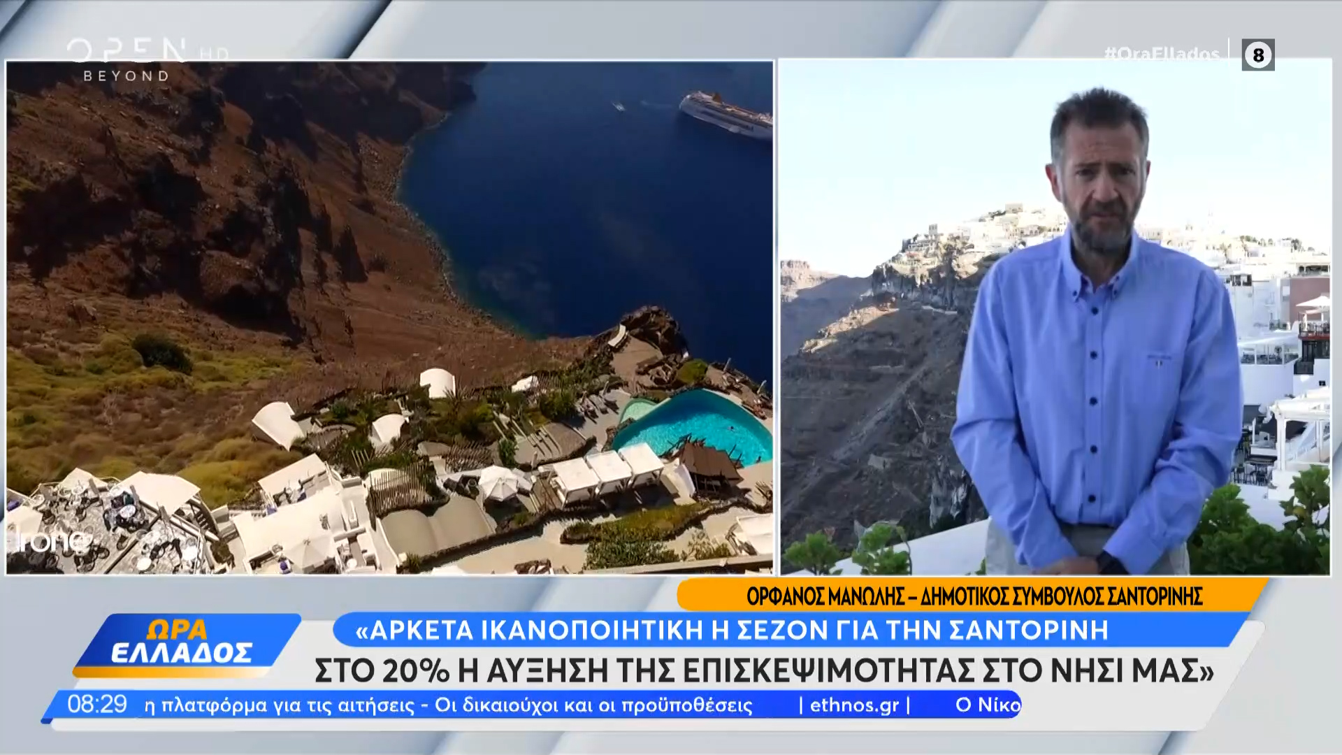 Δημ. σύμβουλος Σαντορίνης: Αρκετά ικανοποιητική η σεζόν για την ...