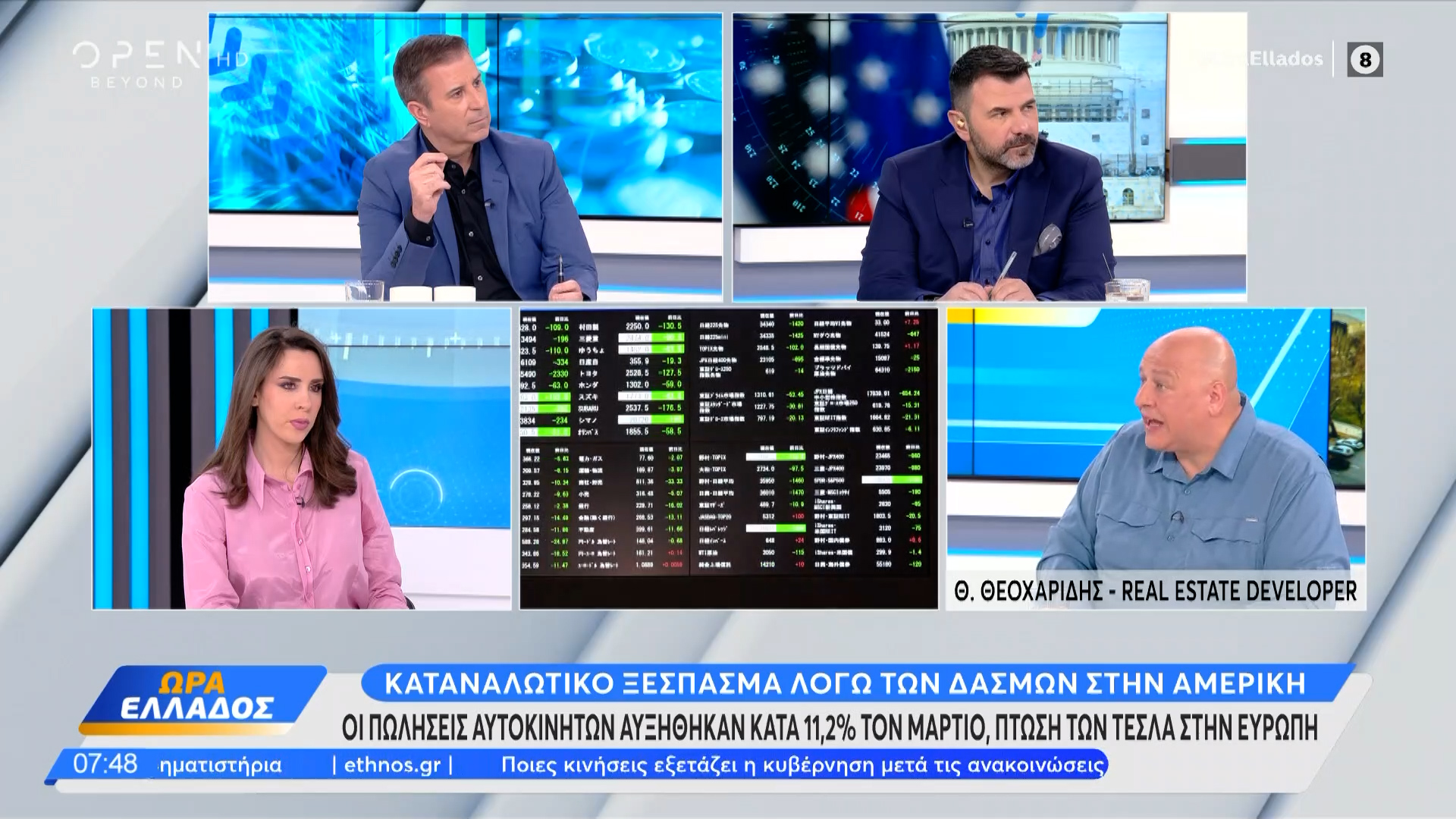 Κύμα διαδηλώσεων κατά Τραμπ και Μασκ στις ΗΠΑ | OPEN TV