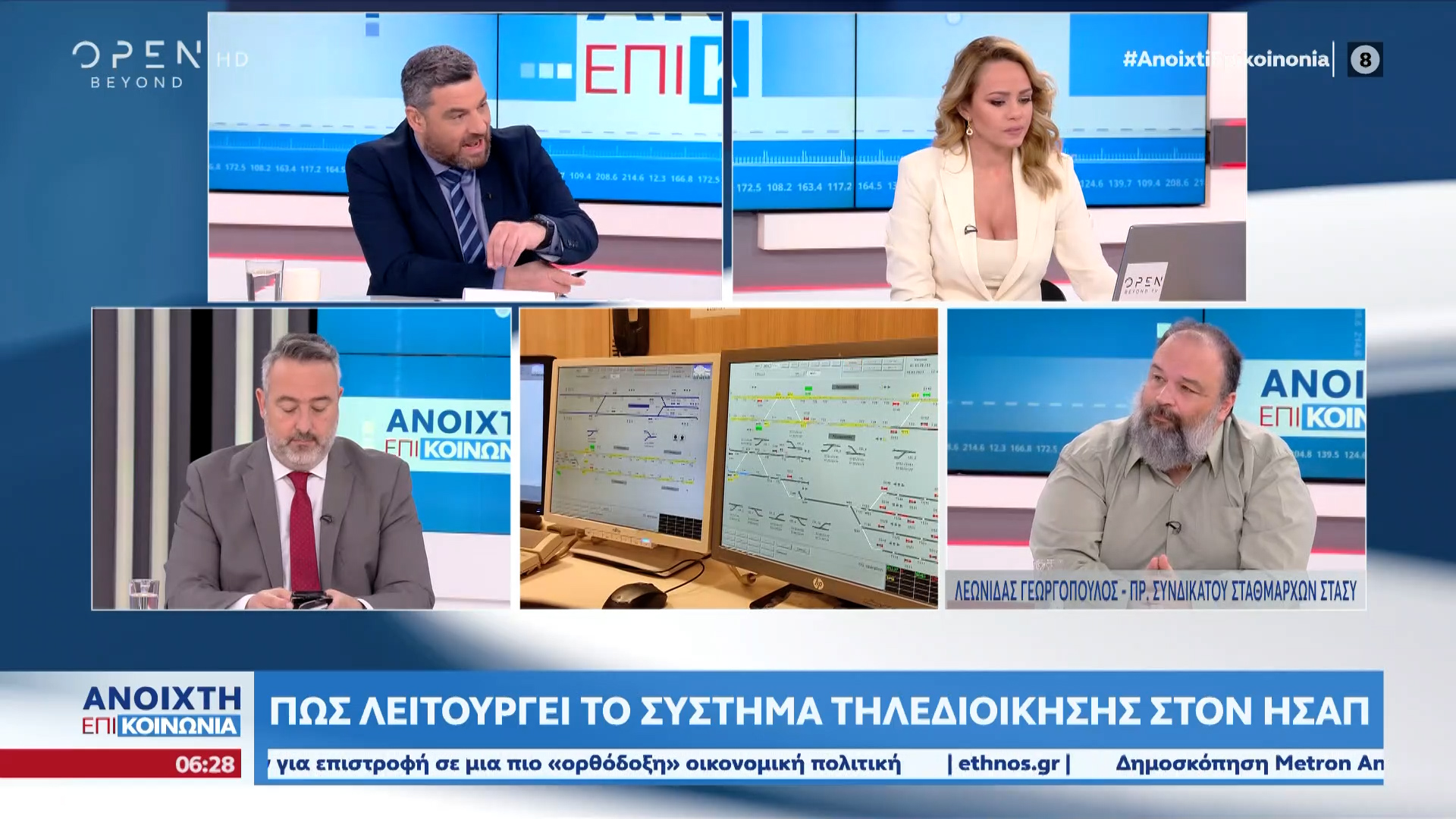 Πώς λειτουργεί το σύστημα τηλεδιοίκησης στον ΗΣΑΠ | OPEN TV