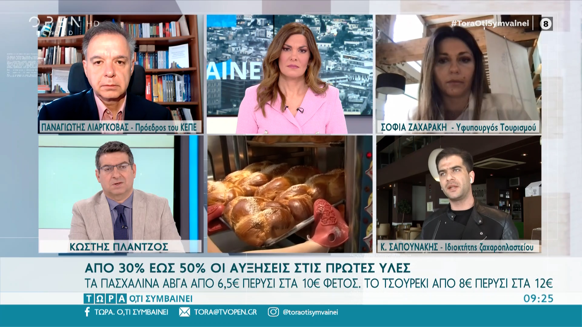 Ιδ. ζαχαροπλαστείου: Από 30% έως 50% οι αυξήσεις στις πρώτες ύλες | OPEN TV